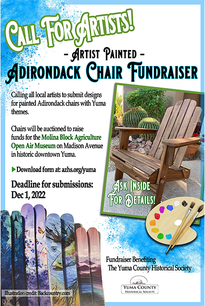 Artist Painted Adirondack Chair Fundraiser | Arizona Historical Society